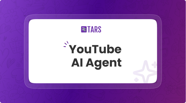 Youtube AI Agent for Channel Management by Tars